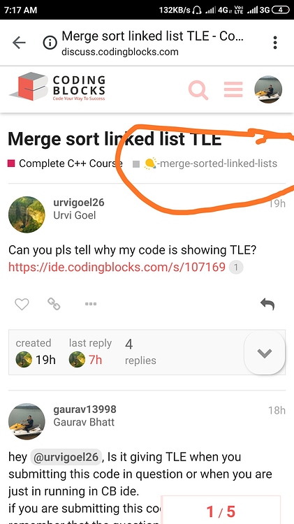 Merge sort linked list TLE - Complete C++ Course - Coding Blocks ...